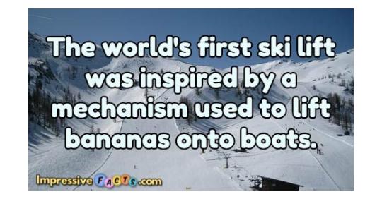 The world's first ski lift was inspired by a mechanism used to lift ...